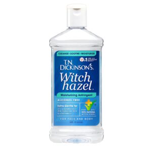 t.n. dickinson's witch hazel alcohol-free moisturizing astringent, made with 100% natural witch hazel 16 oz