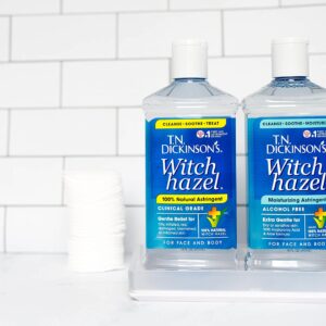 T.N. Dickinson's Witch Hazel Alcohol-Free Moisturizing Astringent, Made with 100% Natural Witch Hazel 16 oz