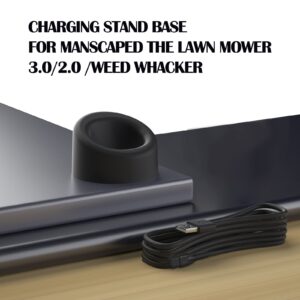 Replacement Charger for MANSCAPED Charger 2.0/3.0 with 1.5M Power cord, Wireless Charging Stand Base for MANSCAPED The Lawn Mower 3.0/2.0 / Weed Whacker Electric Groin Hair Trimmer