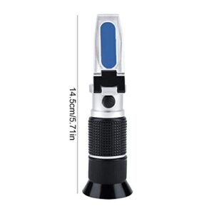 Oumefar 3 in 1 Refractometer, Honey Refractometer Precision 38-43 Degrees for Agricultural and Educational for Food Industry Labsupplies