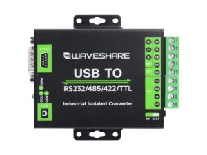 waveshare ft232rnl usb to rs232/485/422/ttl interface converter, industrial isolation