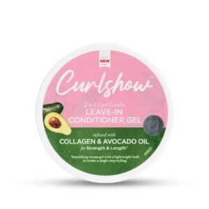 ORS Olive Oil Curlshow Leave-In Conditioner Gel Infused with Collagen & Avocado Oil for Strength & Length (16.0 oz)