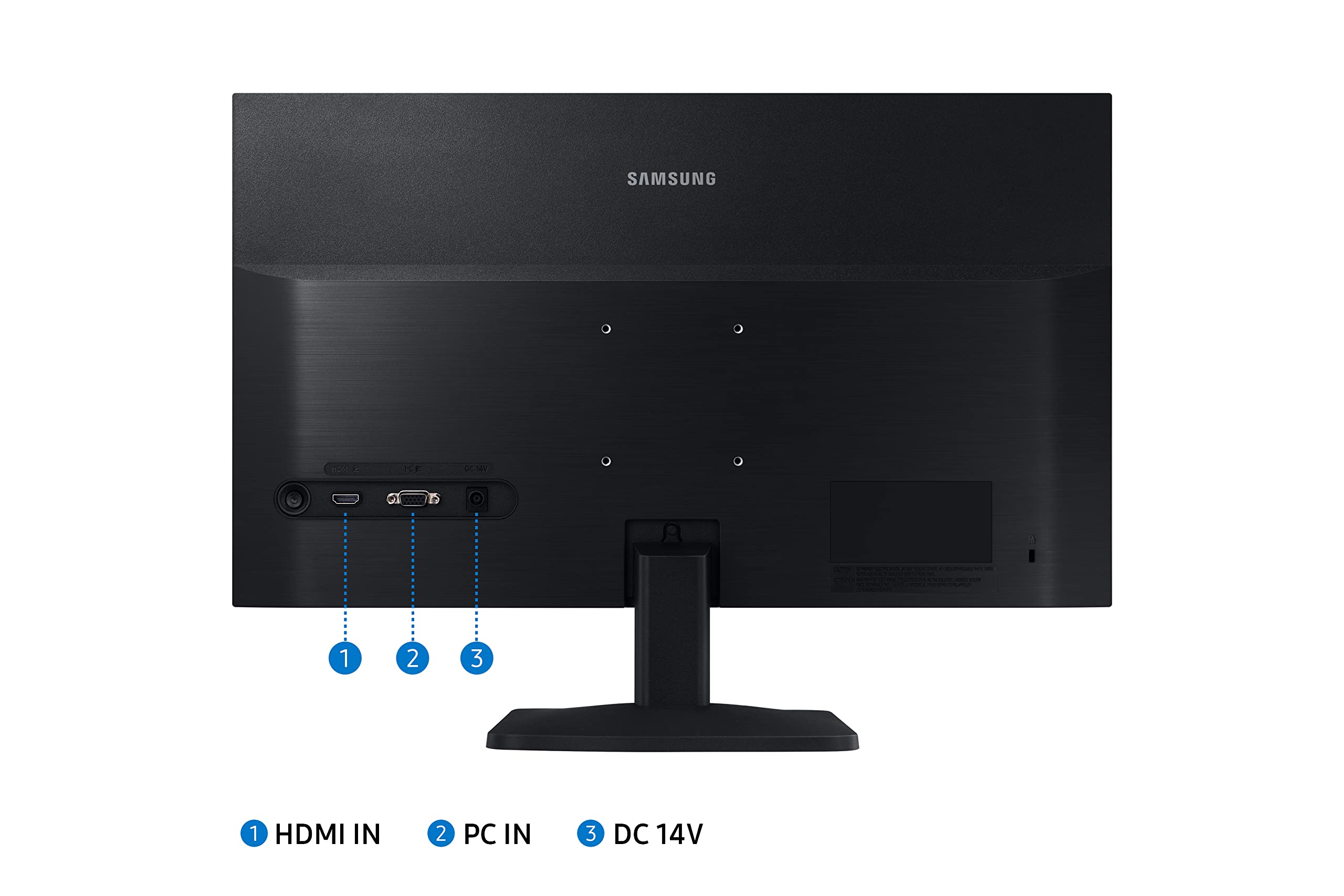 Samsung LS22A338NHNXZA-RB 22" S33A 1920x1080 60Hz FHD Wide Angle Flat Monitor - Certified Refurbished