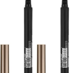 Maybelline New York TattooStudio Brow Tint Pen Makeup, 1 Count (Pack of 2)