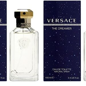 Versace The Dreamer for Men 3.4 oz Eau de Toilette Spray (Pack of 2)