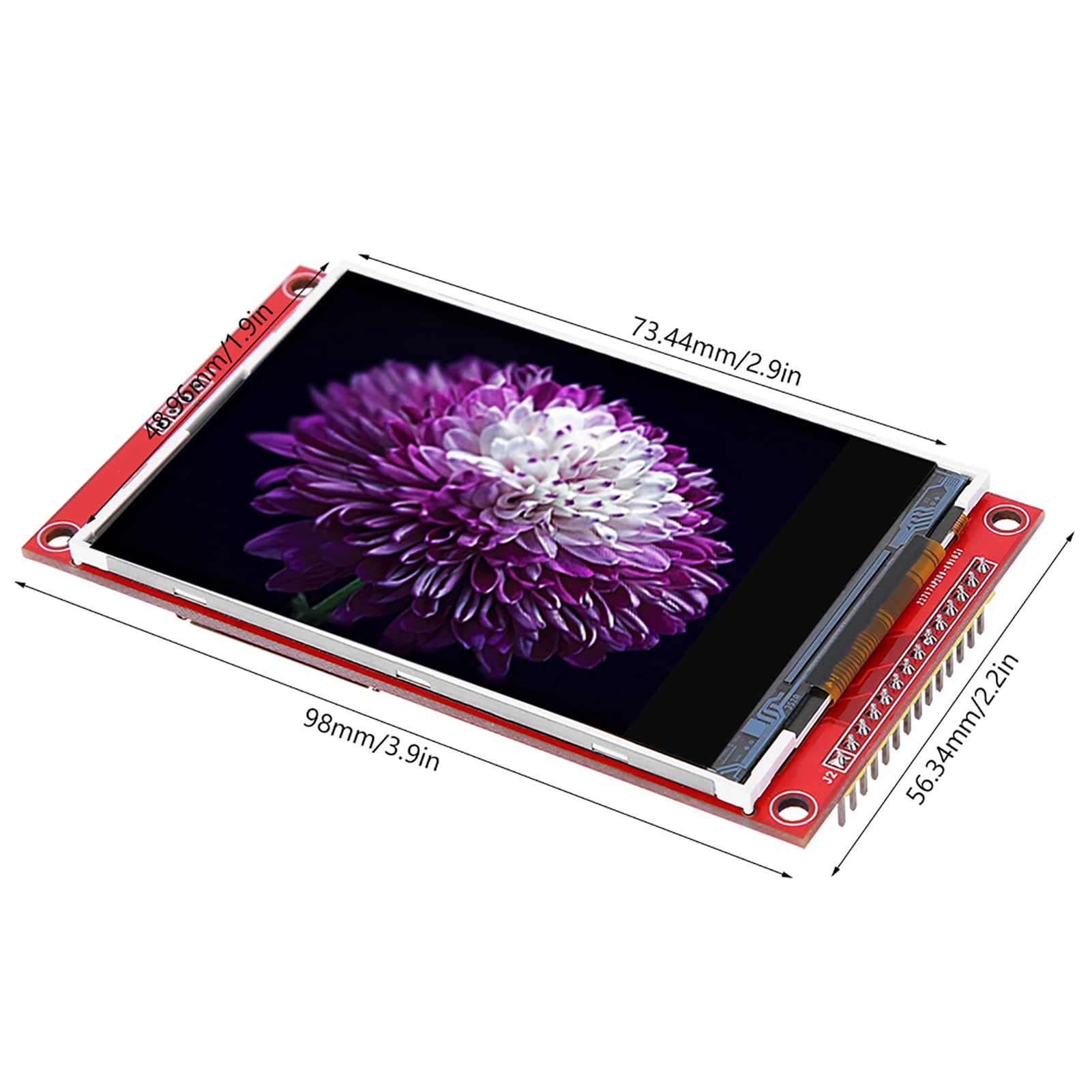 Vomeko 3.5 TFT ILI9488 SPI Serial LCD Display Module for Electronics with 480x320 Resolution TFT Display Module, SPI Interface, ILI9488.