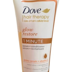 Dove Hair Therapy Glow Restore Serum + Conditioner 8 fl oz