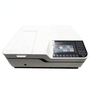 k8001s 7 inch lcd screen laboratory double beam uv visible spectrophotometer with variable bandwidth 0.5,1,2,4,5 nm