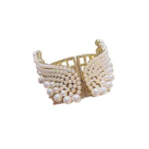 hair claw hair clip hair grip angel wings rhinestones small shark clip hairpin high ponytail fixed artifact hair accessories(pearl)