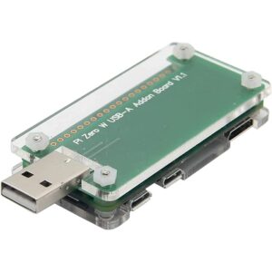 compatible for pi zero usb addon expansion board usba add on extenstion board with acrylic case compatible for pi zero 2 w wh 1.3