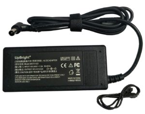 upbright 24v 2a ac/dc adapter compatible with samsung hw-q600b hw-q600 hw-q600b/za q hw-b450 hw-c450 hw-q700b hw-q60b hw-q600a hw-hm55 hw-f350 hw-f335 hw-f355 hw-f550 hw-f55 soundbar power supply cord