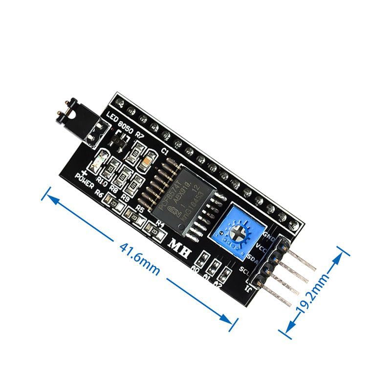 WWZMDiB 3Pcs IIC/I2C/ Interface LCD 1602 2004 LCD Transfer Board for Arduino Robort Parts