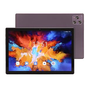 shanrya 4g calling tablet, purple 8gb 128gb 2.4g 5g wifi 100-240v 1920x1200 resolution octa core processor 10.1in tablet for android 11 for drawing (us plug)