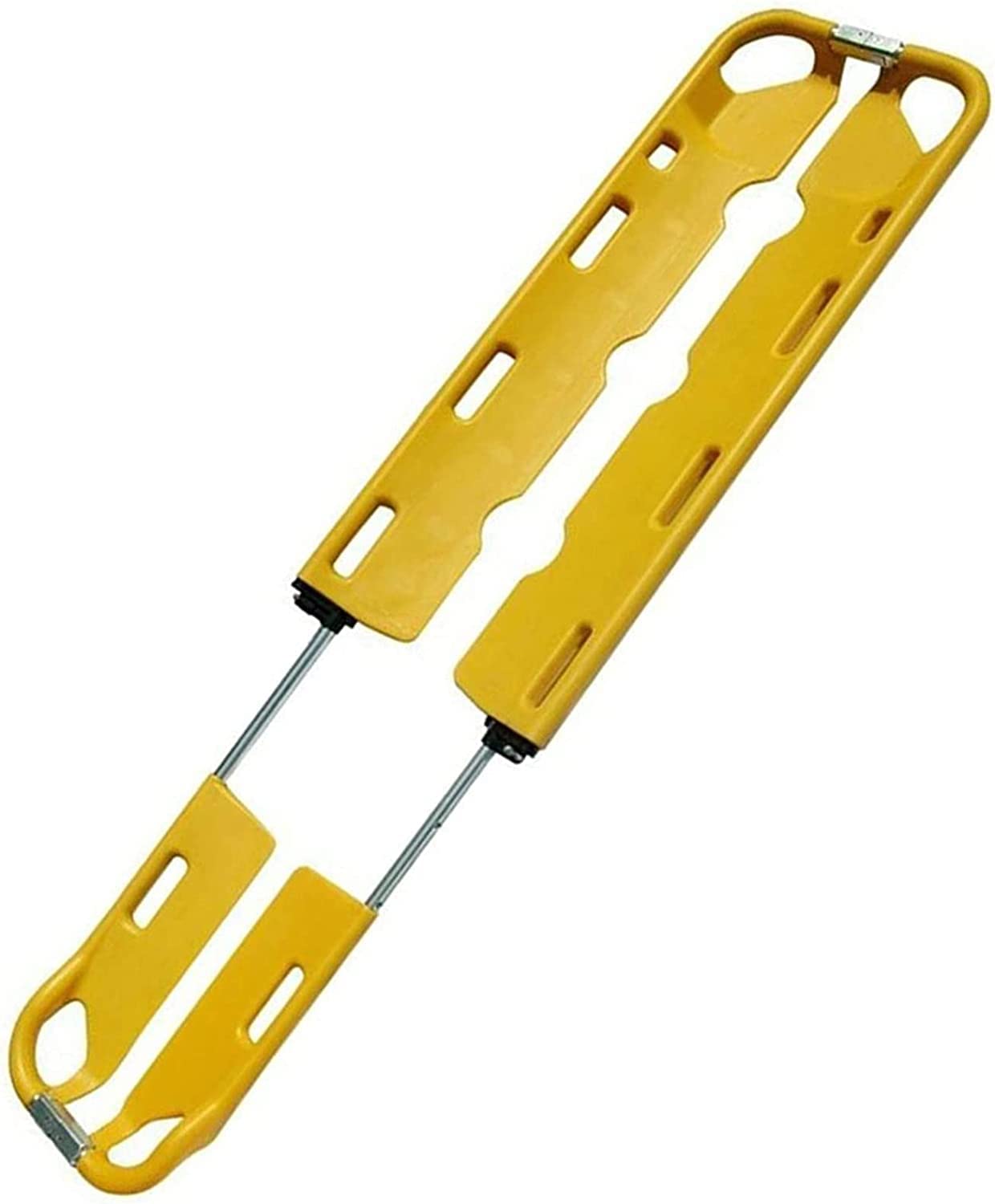 LENFUN Folding Scoop Stretcher, Patient Transfer Plastic Foldable Aluminum Alloy Scoop Stretcher,Ambulance Stretcher Gurney, Patient Transport Rescue Aluminum Alloy Folding