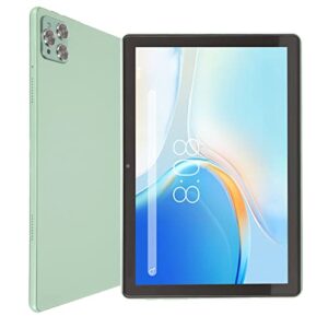 shanrya gaming tablet, octa core 100 to 240v usb c rechargeable 10in tablet 6gb ram 256gb rom for entertainment (green)