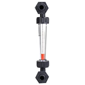 waterflow meter, 1/2in male thread liquid flow measuring tool easy reading high accuracy for various liquid media