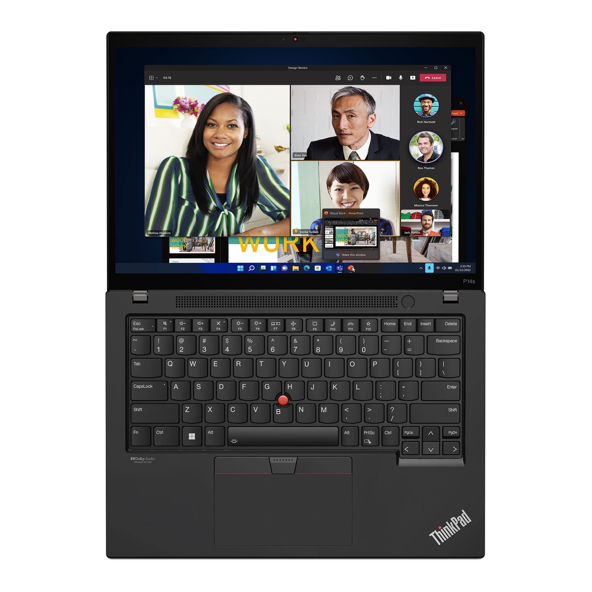 Lenovo Latest ThinkPad P14s Gen 3, Intel Core i7-1260P, 14" 4K UHD 500 nits IPS Anti-Glare Touchscreen, 16 GB DDR4 RAM, 1 TB SSD, NVIDIA® T550 DDR6 Graphic, 1080p Camera, Windows 11 Pro - Black