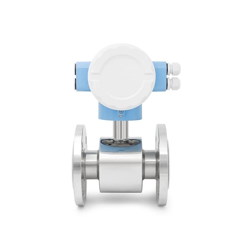 Industrial Digital Flow Meter Sensor High Accuracy Flange Link Standard Pipeline Electromagnetic Flowmeter (Color : DN-100)