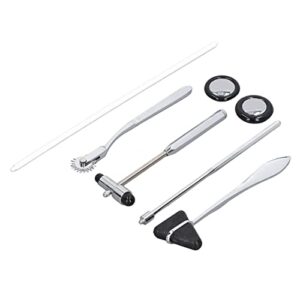 hammer set, stainless steel neurological hammer silver 5pcs for nervous system exam