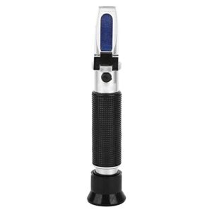 uxsiya refractometer, brix tester aluminum 0-10% sugar test range 0.1% measurement accuracy for home tool for woman for office supplies