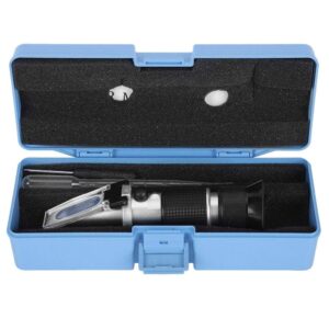 0-80% brix meter refractometer, portable hand held sugar content measurement for sugar, food, fruit, beverages honey