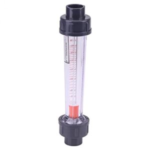 60-600l/h 100-1000l/h socket 25mm lzs-20 flow meter plastic tube liquid water rotameter flow measuring - (size: 100-1000 lph, thread specification: length 322mm)