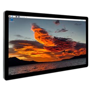 waveshare 21.5inch Capacitive Touch Monitor, 1080×1920 Full HD, Compatible with Raspberry Pi/Jetson Nano/PC-Monitor+ PI4B-2GB