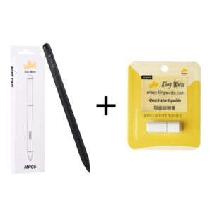 king write mr05 emr stylus black and tip-set, accessories for remarkable tablet