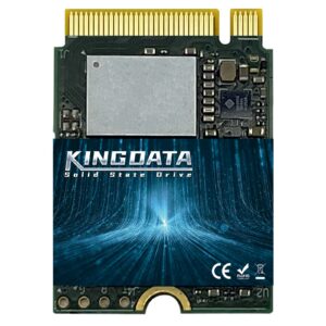 kingdata 256gb m.2 2230 nvme pcie ssd gen 4.0x4 - internal solid state drive compatible with ps5, steam deck, microsoft surface, ultrabook, laptop, desktop (256gb, m.2 2230 nvme 4.0)