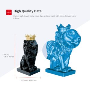 Shining 3D Einstar 3D Scanner with 3Dconnexion Space Mouse Bundle Support Scanning Black Hair, Up to 14FPS Scanning Speed High Quality Collecting Data Handheld 3D Scanner for 3D Printer