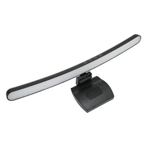 monitor light bar, 5v 1a black touch dimming adjustable computer monitor lamp type c interface for curved screen