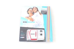 freelance digital cam point and shoot camera - red/silver