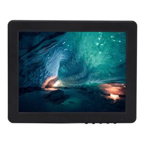 shanrya 8 inch tft led monitor, 8 inch mini monitor remote control 1024x768 resolution amazing viewing experience for computer (us plug)