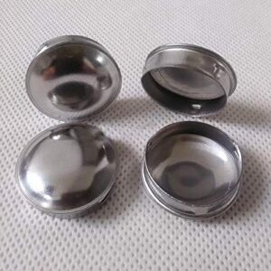 Pipe Hole Plug Stainless Steel External Diameter 25MM Pipe Cover Cap Quick Seal Internal Diameter 22.5mm 50pcs