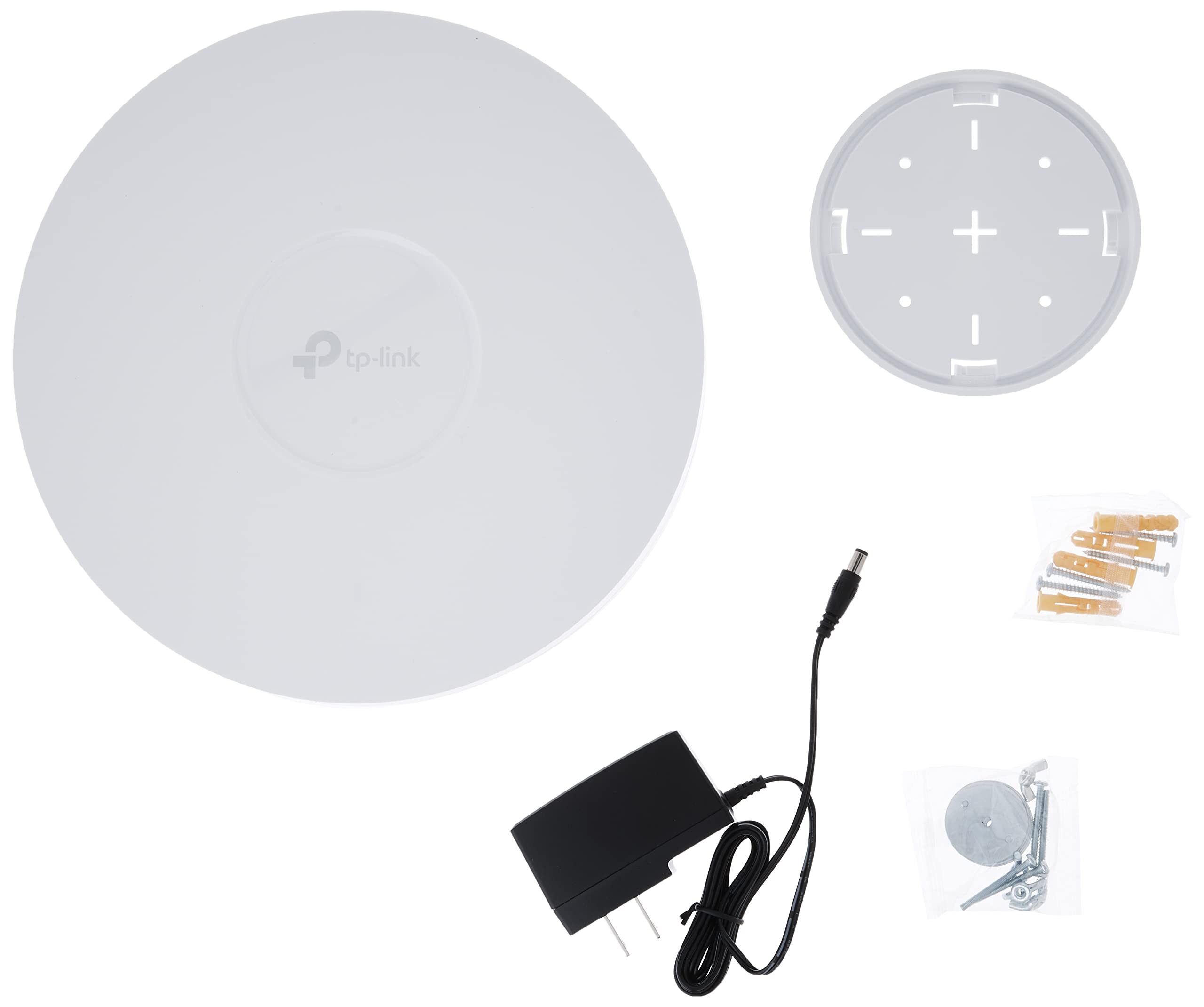 TP-Link EAP670 Omada WiFi 6 AX5400 Wireless 2.5G Ceiling Mount Access Point Support Mesh, OFDMA (Renewed)