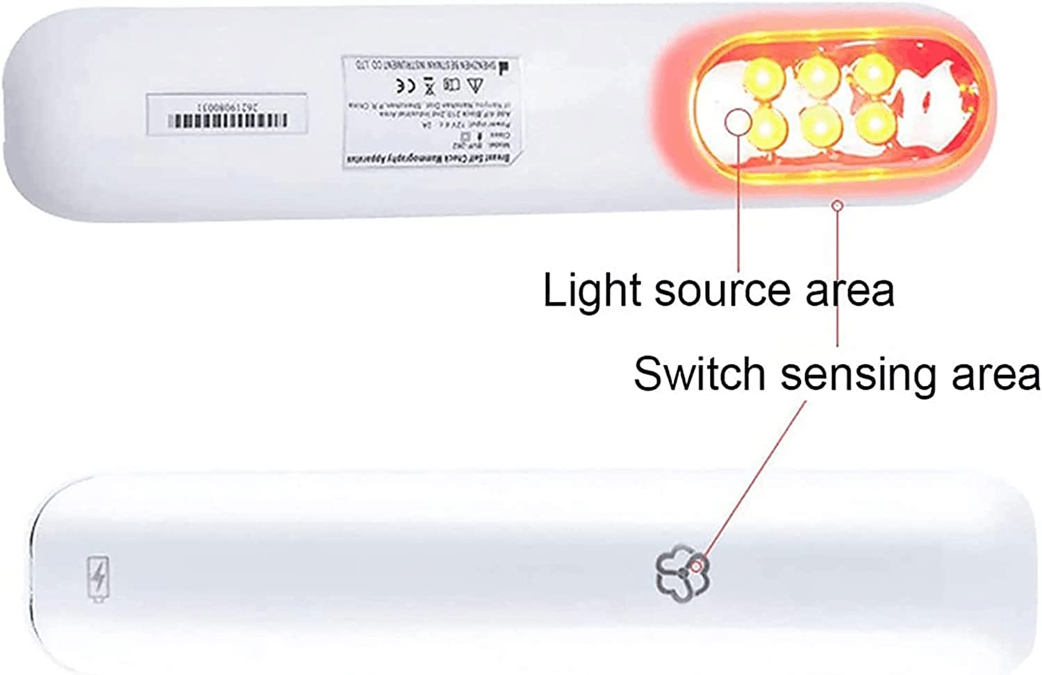 KTTR Handheld Vascular Display Instrument,Red Light Vein Finder, Vein Illumination Detector for Easy Finding Subcutaneous Veins Device for Hospitals Clinics Use