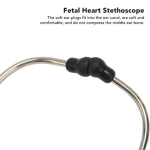 Fetal Heart Stethoscope, Stethoscope Dual Head Clear Transmission for Clinic for Doctors