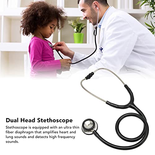 Fetal Heart Stethoscope, Stethoscope Dual Head Clear Transmission for Clinic for Doctors