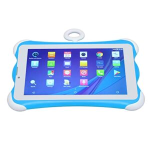 shanrya 7 inch toddler tablet, animation 3 card slots kids tablet 7 inch hd screen long battery life for education (us plug)