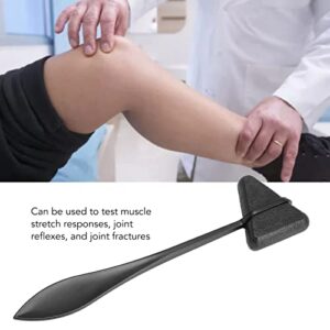 Neurological Testing Hammer, Ergonomic Neurological Percussion Hammer Triangular Black Zinc Alloy for Men for Muscle