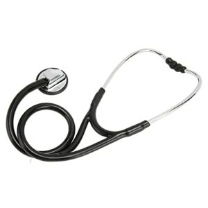 single head cardiology stethoscope, horseshoe shape comfortable stethoscope professional adjustable single tube for nurses