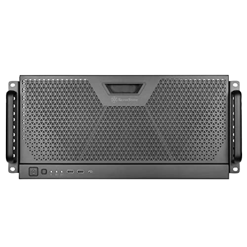 SilverStone Technology RM51 5U Rackmount Server Chassis with Dual 180mm Fans and Enhanced Liquid Cooling Capability, SST-RM51