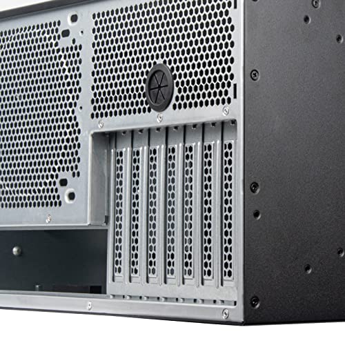 SilverStone Technology RM51 5U Rackmount Server Chassis with Dual 180mm Fans and Enhanced Liquid Cooling Capability, SST-RM51