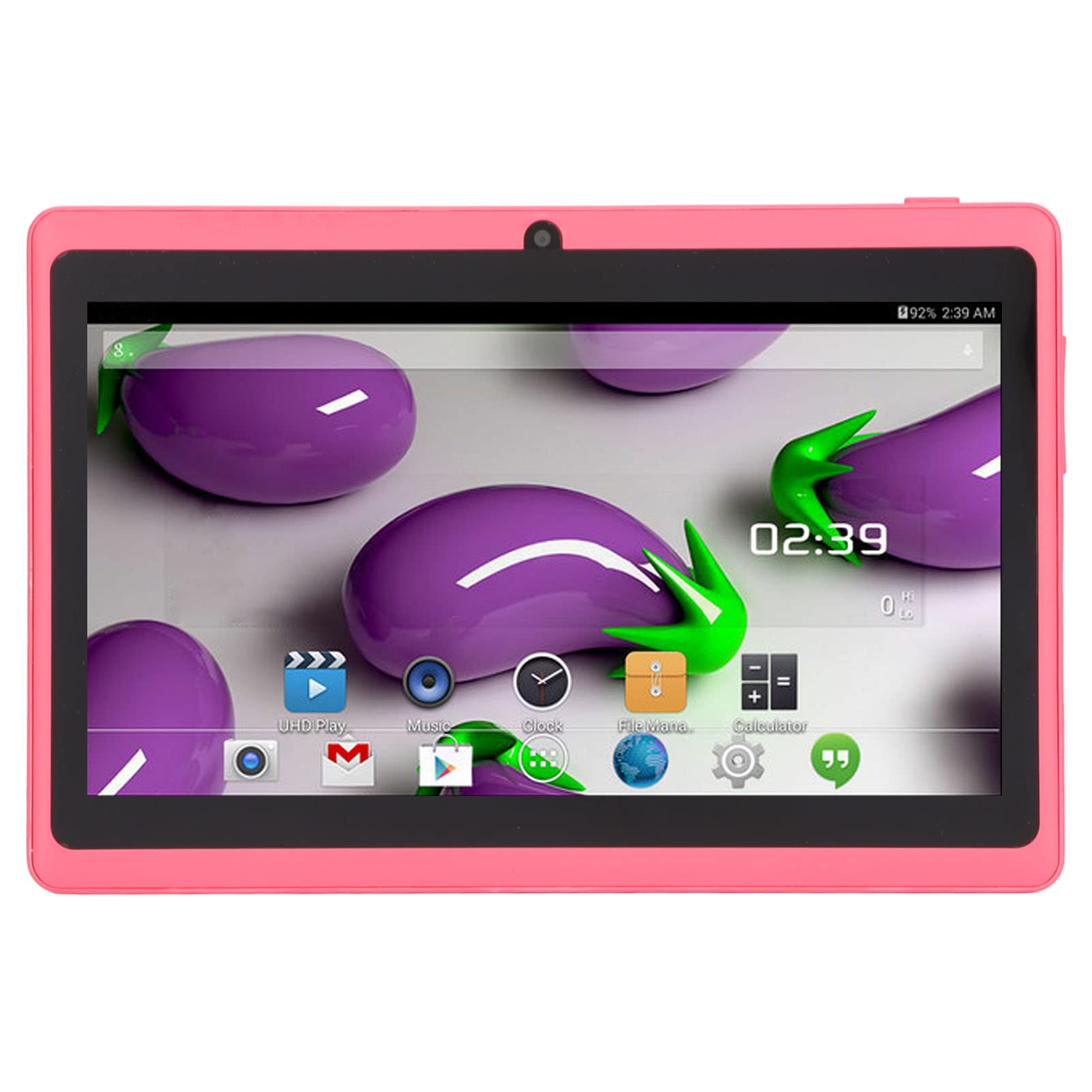 7 Inch Kids Tablet, 32GB Quad Core Eye Protection Kids Tablet,Support Wifi, Bluetooth,GPS Multifunction, Ront and Rear Dual Cameras, Puzzle Early Education Tablet PC Gifts for Kids Birthday(Pink)