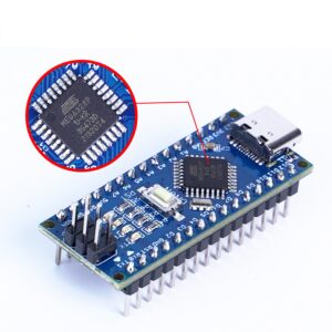 OSOYOO 1x Nano at+mega+328P Module CH340 5V/16M USB-C Micro-Controller Board for Arduino Nano V3.0