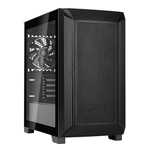 SilverStone Technology FARA 312 High Airflow and High Capacity Micro-ATX Chassis, SST-FA312-BG