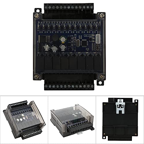 PLC Industrial Control Board, 32-bit CPU FX2N-20MR Programmable Control Board for Household Products for Woman for Office Tool(Bare Board + Shell)