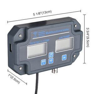 Water Testing Meter PH/EC/Salt/TDS(PPM)/S.G/Temp Multi-Parameter Water Quality Tester Kit Suitable for Water Quality Inspectors and Aquarium Enthusiasts