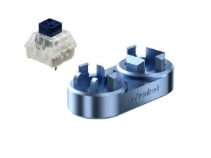 ranked bundle of 65 kailh box navy switches for mechanical gaming keyboards premium cnc machined switch opener