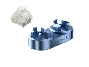 bundle of 65 kailh box white switches for mechanical gaming keyboards & ranked premium cnc machined switch opener